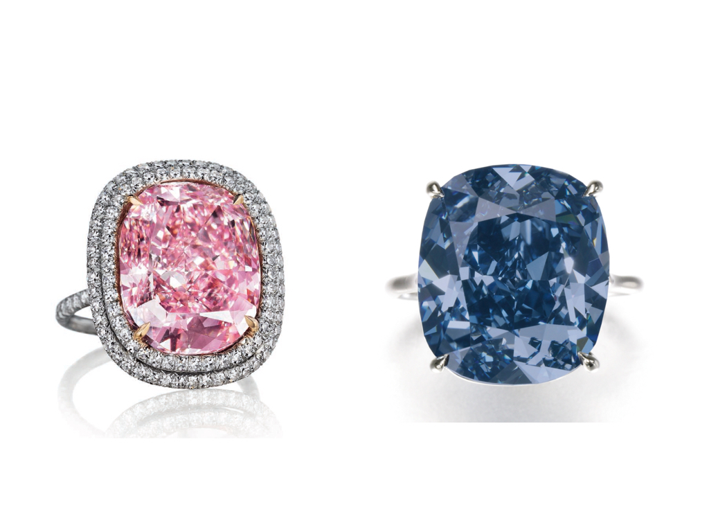 Important Diamonds: The Pink and The Blue Moon - HIGH JEWELLERY DREAM